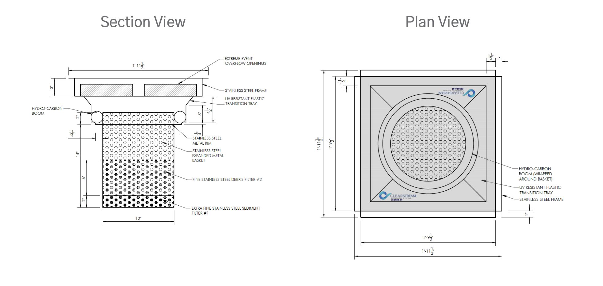 Clearstream Inlet Filter Basket | Stormwater Professionals Group